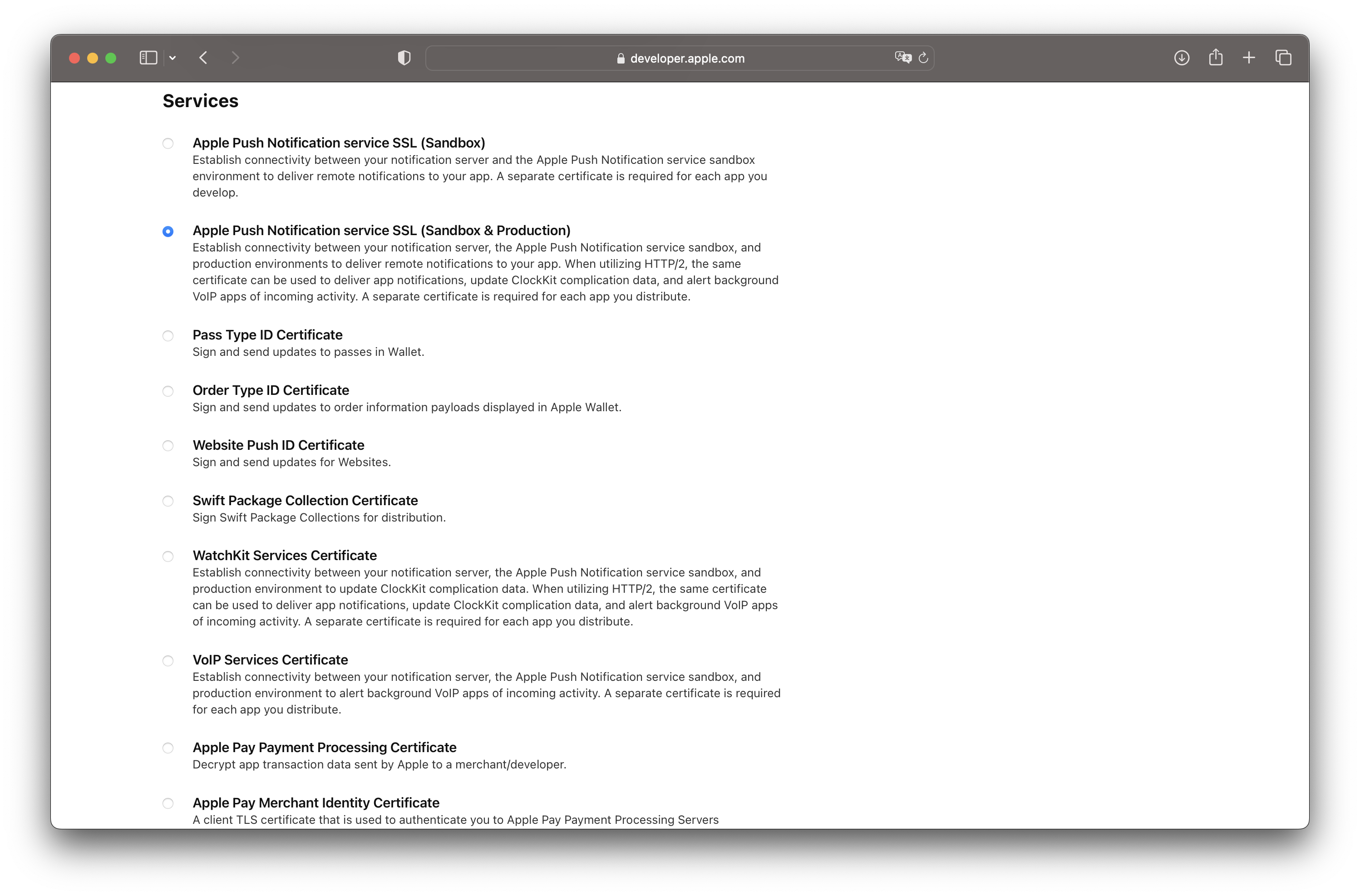 Appleプッシュ通知サービス（APNs）証明書を更新する方法